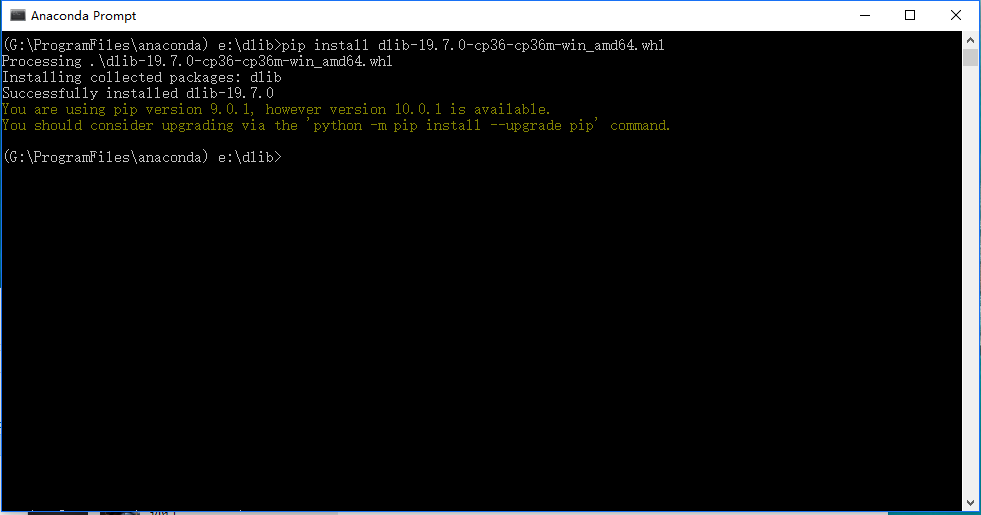 Windows Python Anaconda Dlib 