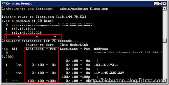 ->>Pathping命令简介 - amonos - 博客园