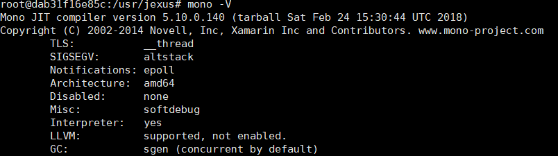 Linux配置篇-docker中配置mono+jexus - doubily - 博客园