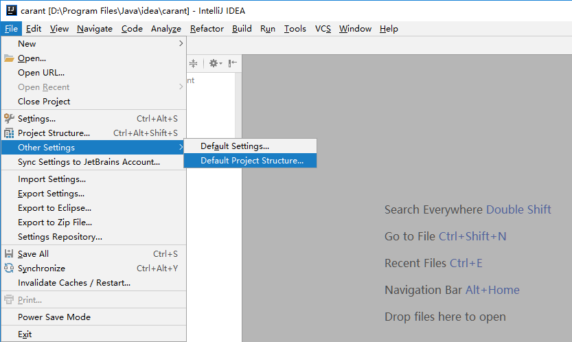 IntelliJ IDEA配置默认JDK - InkingWT - 博客园