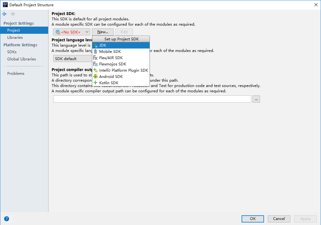 IntelliJ IDEA配置默认JDK - InkingWT - 博客园
