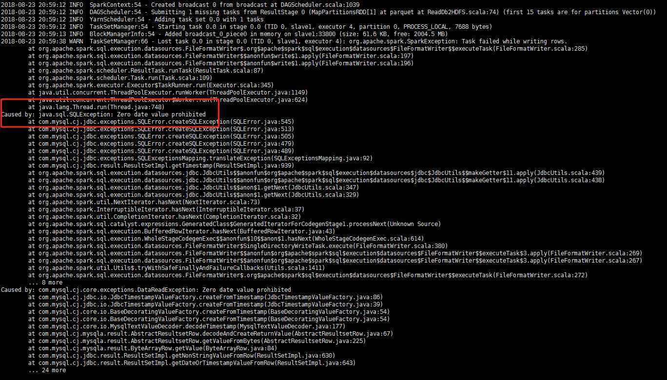 MySQL Zero Date Value Prohibited dianjun2454 