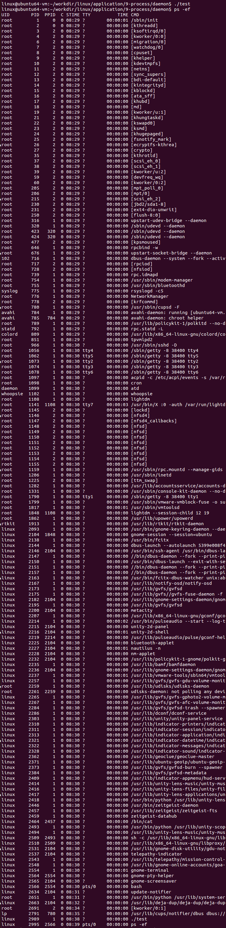 Linux实验九(3)---Linux系统守护进程实验 - kingofloong - 博客园