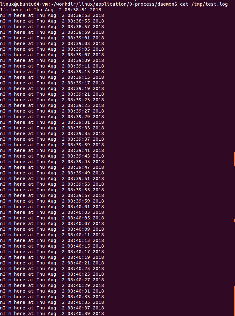 Linux实验九(3)---Linux系统守护进程实验 - kingofloong - 博客园