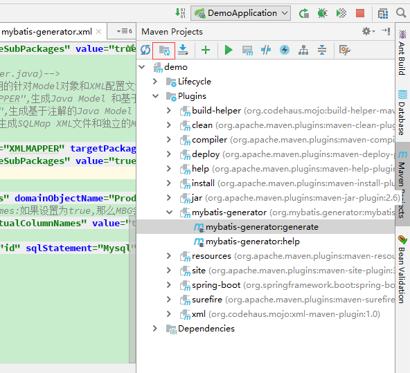 springboot整合Mybatis Generator实现自动创建pojo,mapper文件 - MasonZhang - 博客园