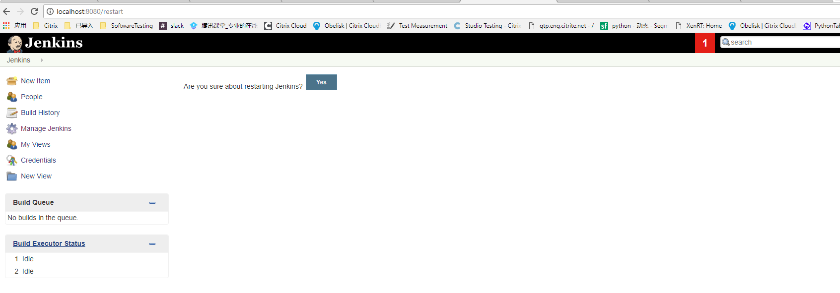 Jenkins Restart Method Code World