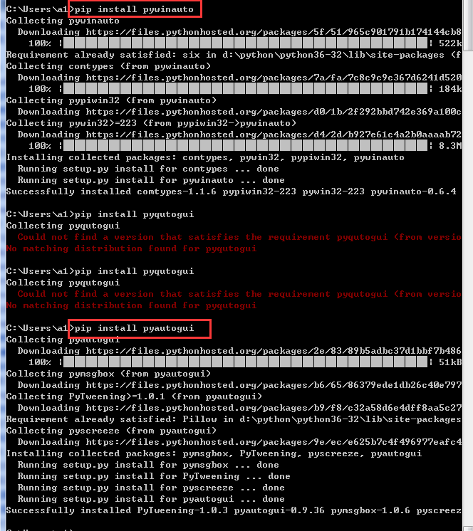 Python Pyautogui和pywinauto区别及安装 白灰 博客园